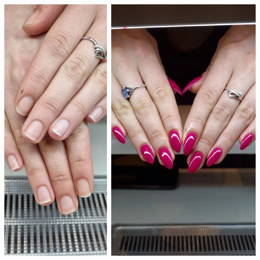 Маникюр с гел + укрепване и изравняване с база from Nails by Cveti ...