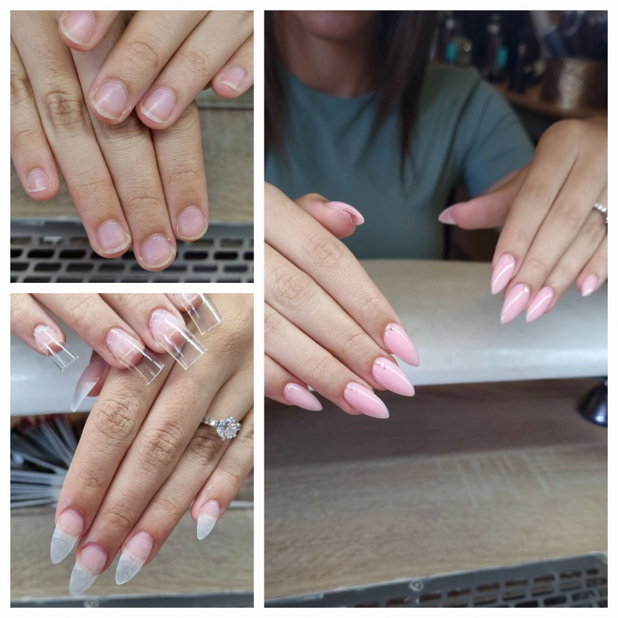 Маникюр с гел + укрепване и изравняване с база from Nails by Cveti ...